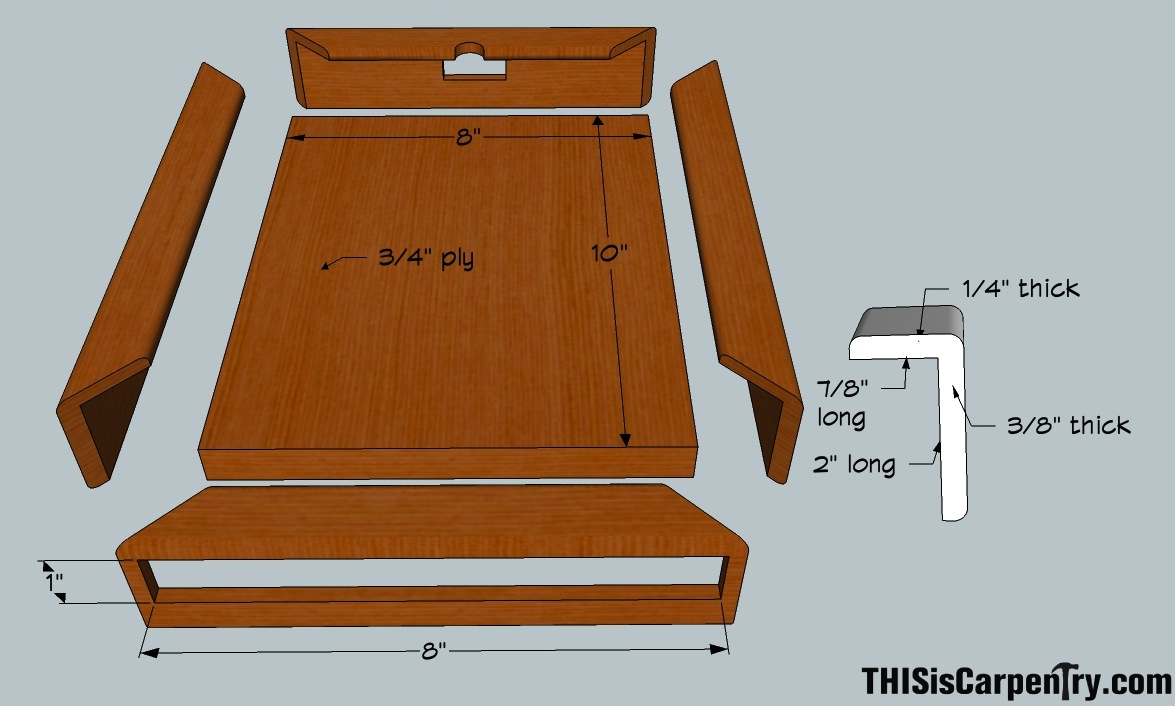Custom iPad Stand | THISisCarpentry