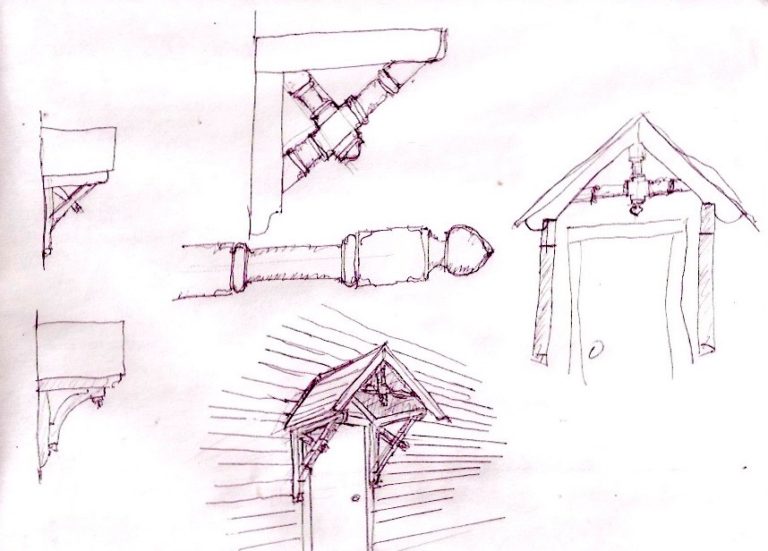 How I Designed and Built a Traditional Flying Portico | THISisCarpentry