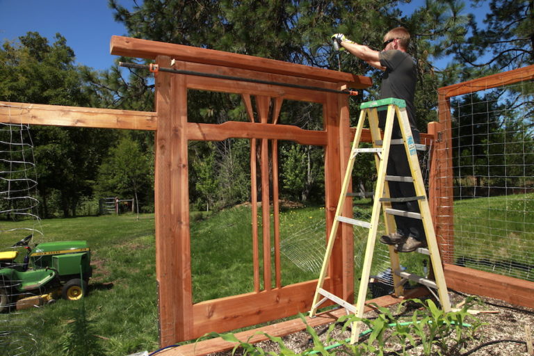 Craftsman Style Garden Gates | THISisCarpentry